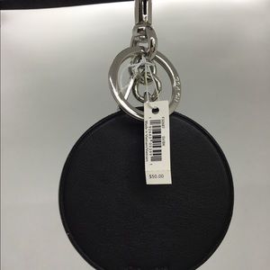 Coach | Accessories | Coach Leather New York Skyline Bag Charm Key Ring ...